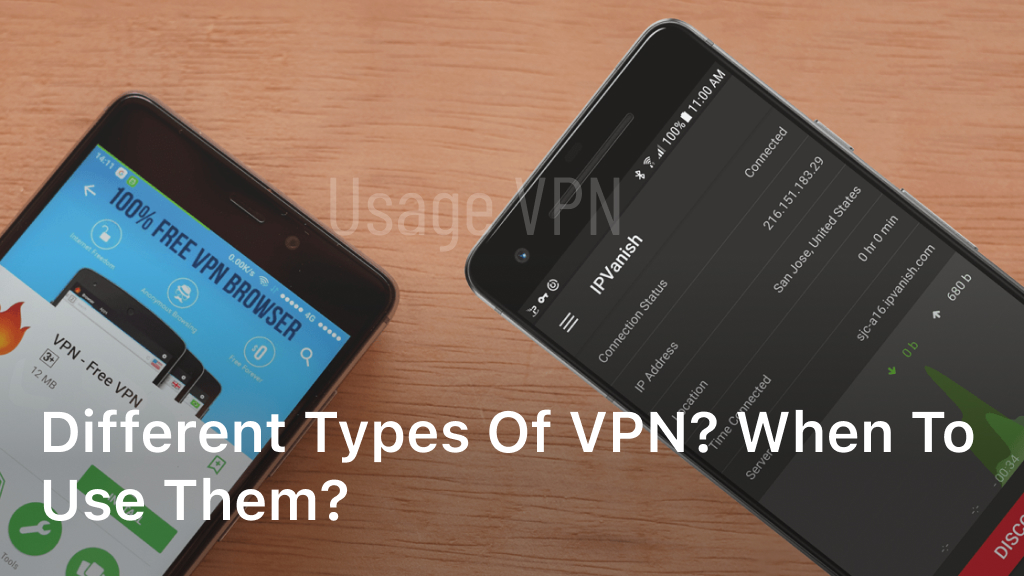 Different Types Of VPN? When to Use Them?